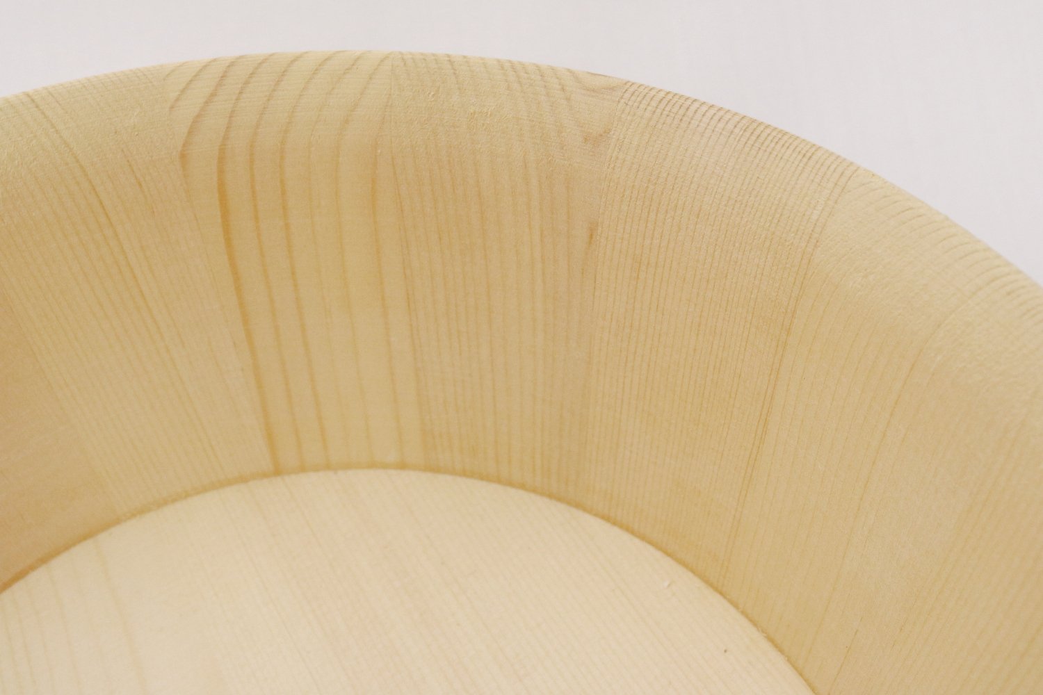市原木工所 Ichihara Wood Workshop 82905 Washbasin, Hot Tub, Wood, 8.7 x 4.3 inches (22 x 11 cm), Beige