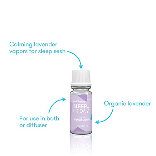 FridaBaby Natural Sleep Vapor Bath Drops for Bedtime Wind Down by Frida Baby, White