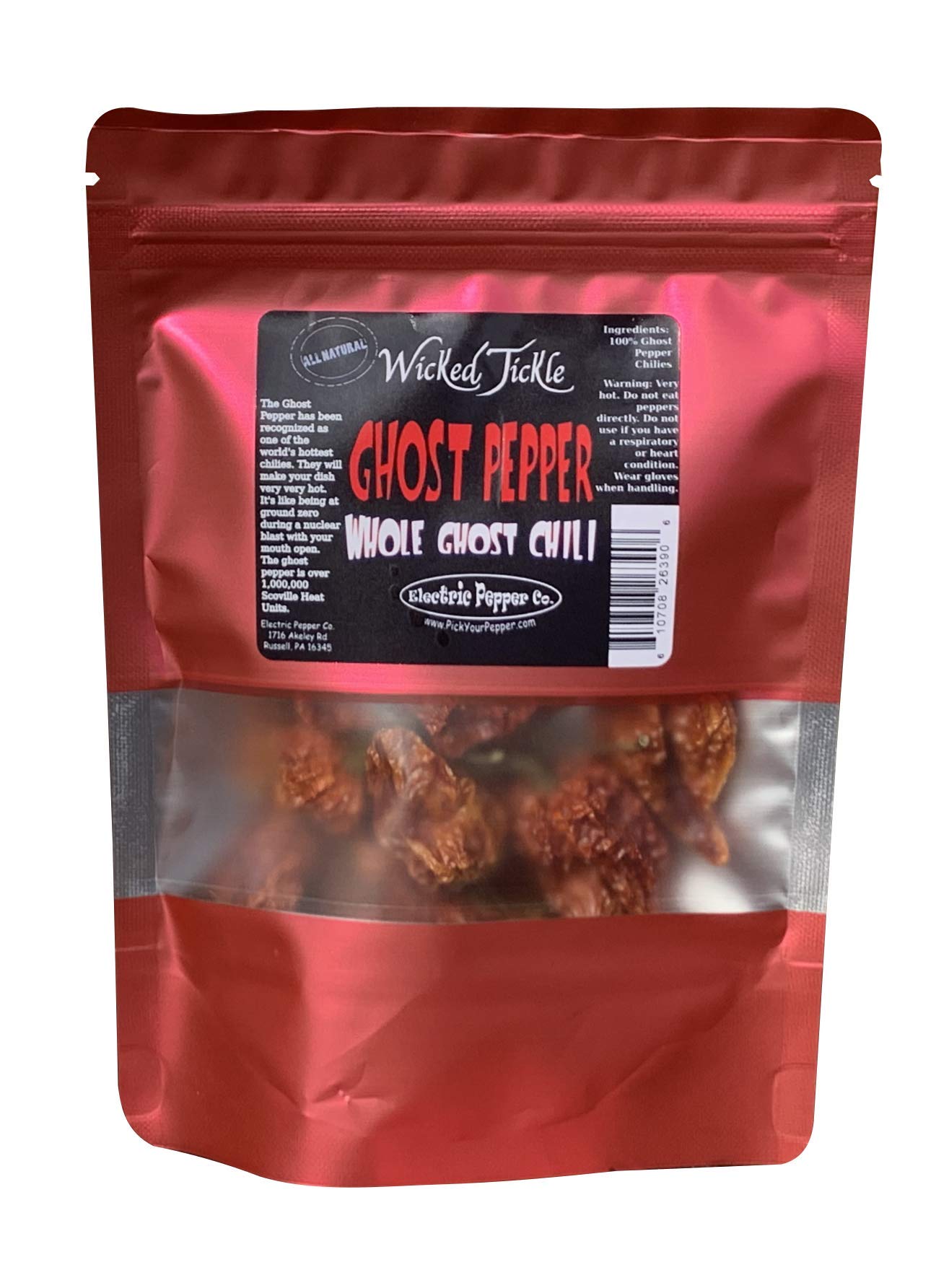 Spice Gift Set Ghost Pepper Scorpion Chili Carolina Reaper Peppers Dried Whole Peppers