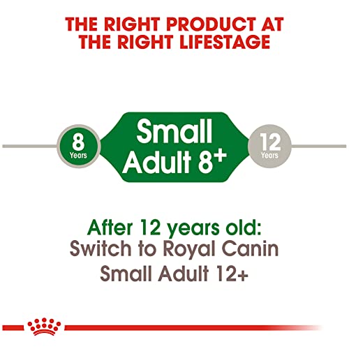 Royal Canin Small Adult 8+ Dry Dog Food, 13 lb bag