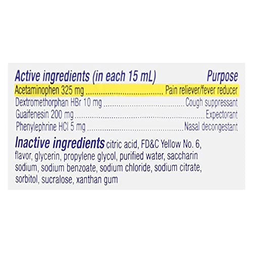 Vicks DayQuil Severe Cold & Flu Relief Liquid 8 oz (Pack of 2)