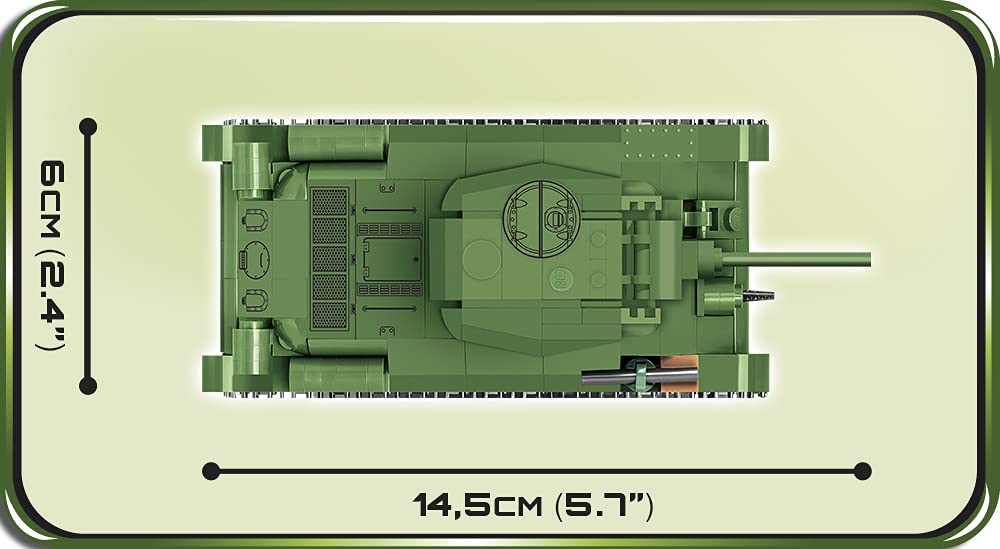 COBI Historical Collection T-34/76 Tank Green