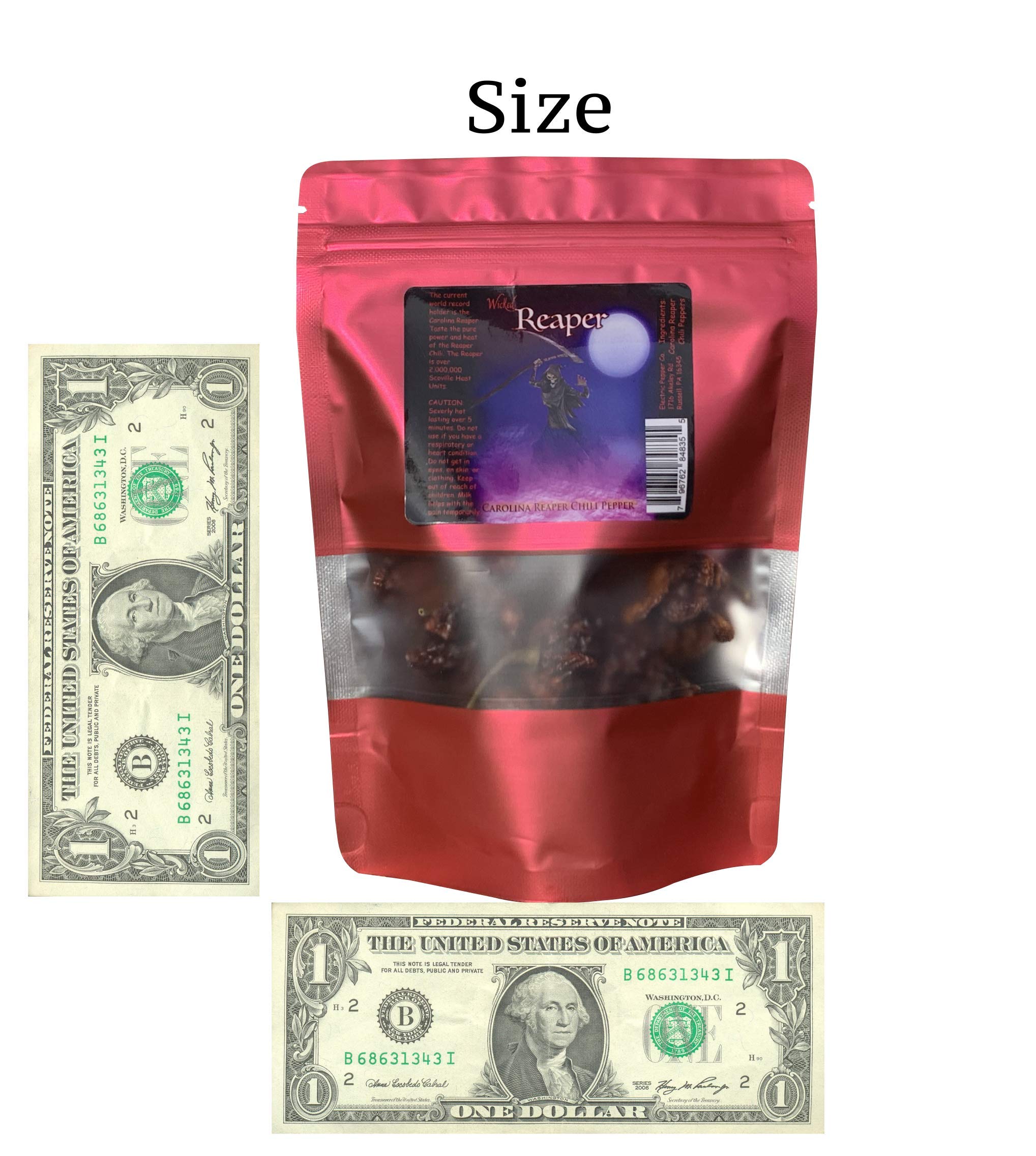 Spice Gift Set Ghost Pepper Scorpion Chili Carolina Reaper Peppers Dried Whole Peppers