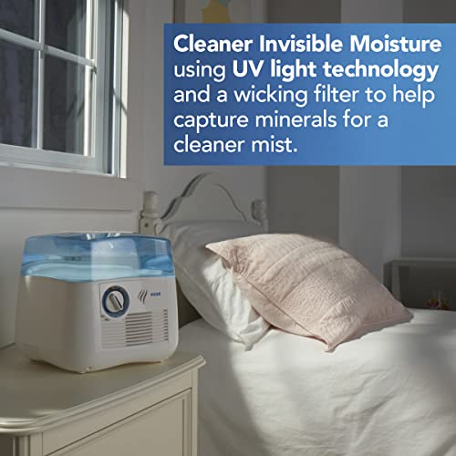 Vicks V3900 Cool Mist Humidifier, Medium Room, Humidifier for Baby and Kids Rooms, Bedrooms and More