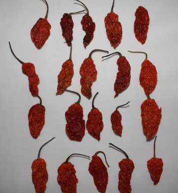 Spice Gift Set Ghost Pepper Scorpion Chili Carolina Reaper Peppers Dried Whole Peppers