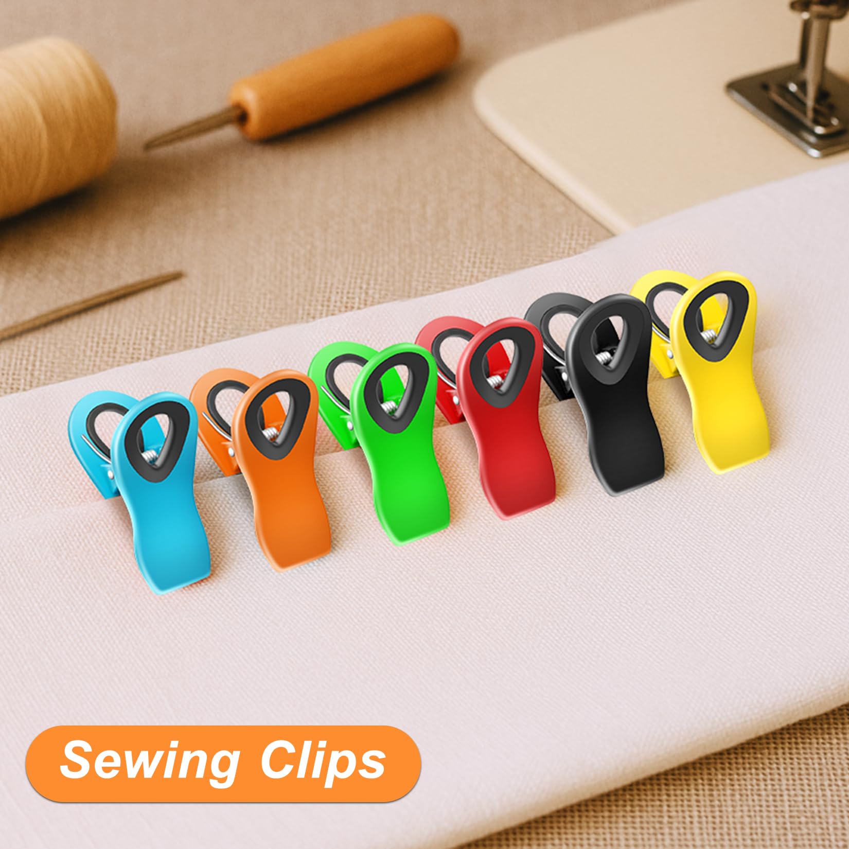 Jetmore 10 Pack Chip Clips Magnetic Clips, Multipurpose Bag Clips, Refrigerator Magnet Clips Chip Clip, Clips for Food Packages, Chip Clips Bag Clips Food Clips, Bag Clips for Food Storage