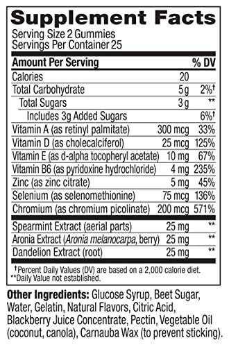 OLLY Flawless Complexion Gummy, Clear and Healthy Skin Support, Vitamins E, A, Zinc, Chewable Supplement, Berry - 50 Count (Pack of 1)