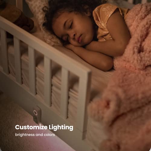 Safety 1st Connected Under Crib Smart Light โ Motion Activated Night Light, Dimmable and Full Color Control, Nursery and Bedroom Lighting, Wi-Fi Enabled, iOS and Android Compatible
