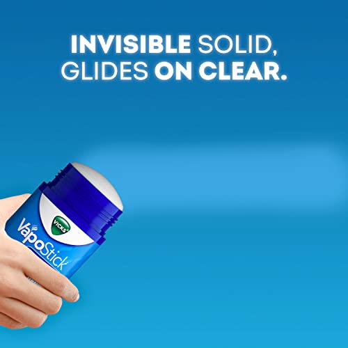 Vicks VapoStick, Solid Balm, No Mess, Comforting Non-Medicated Vicks Vapors, Easy-To-Use No-Touch Applicator, Quick Dry, Lightweight Skin Feel, From The Makers of Vicks VapoRub, 1.25oz x 2 (Twin Pack)