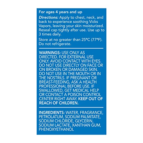 Vicks VapoStick, Solid Balm, No Mess, Comforting Non-Medicated Vicks Vapors, Easy-To-Use No-Touch Applicator, Quick Dry, Lightweight Skin Feel, From The Makers of Vicks VapoRub, 1.25oz x 2 (Twin Pack)