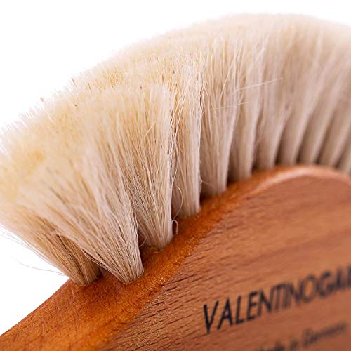 Valentino Garemi Dust Brush β Real Goat Hair β Hedgehog Shape Cleaning Office Desk Computer Keyboard Laptop Screen β Clean Remove Eliminate Lint Powder β Made in Germany