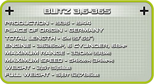 COBI Historical Collection: World War II Blitz 3.6-36S Vehicle