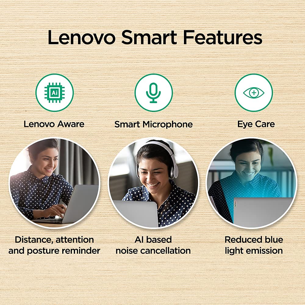 Lenovo IdeaPad 3 Laptop, 15.6" FHD Anti-Glare Display, Intel Core i3-1115G4 Processor, Intel UHD Graphics, Fingerprint Reader, Remote Work Ready, Grey, Windows 11 Home in S Mode(20GB RAM | 1TB SSD)