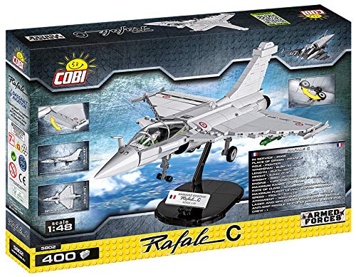 COBI Armed Forces Rafale C Fighter Aircraft, Silver