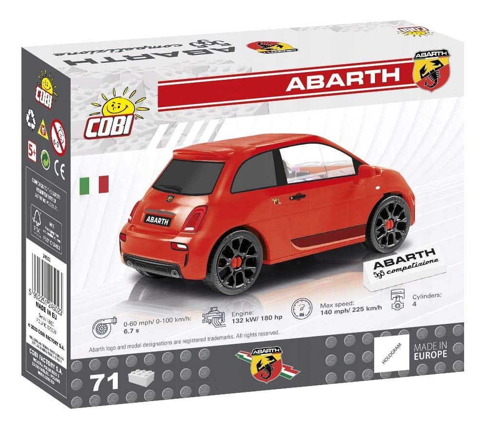 COBI Fiat Abarth 500 (2018), Red