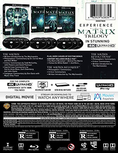 The Matrix Trilogy [4K UHD]