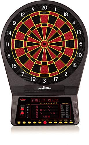 Arachnid Cricket Pro 800 Electronic Dartboard with NylonTough Segments for Improved Durability and Playability and Micro-thin Segment Dividers for ReducedBounce-outs , Black