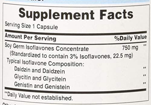 Puritans Pride Non-GMO Soy Isoflavones 750 Mg, May Help with hot Flashes in menopausal Women*, 120 ct