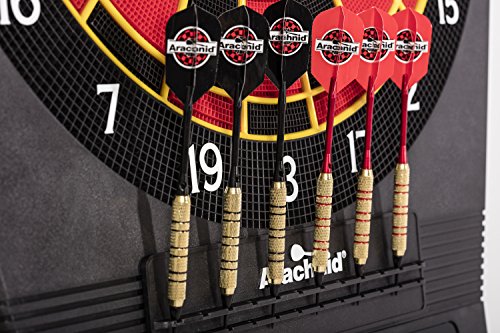 Arachnid Cricket Pro 800 Electronic Dartboard with NylonTough Segments for Improved Durability and Playability and Micro-thin Segment Dividers for ReducedBounce-outs , Black