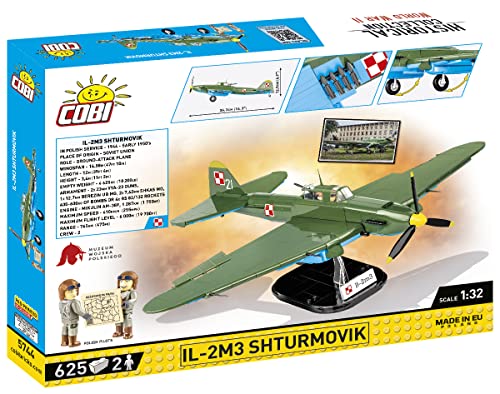 COBI Historical Collection Polish Army Museum IL-2M3 Aircraft