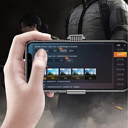 DIAOD Mobile Phone Cooling Artifact Radiator Gaming Universal Phone Adjustable Portable Fan Holder Heat Sink (Color : Silver)