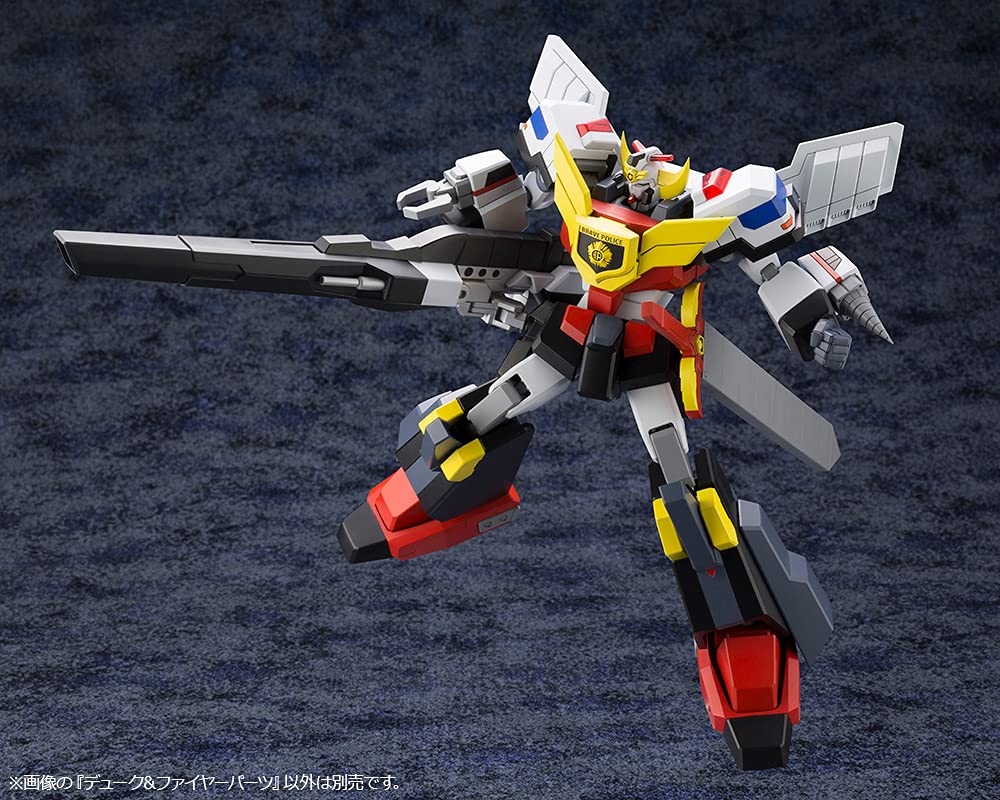 Kotobukiya The Brave Police J-Decker: Duke and Fire Parts Plastic Model Kit,Multicolor