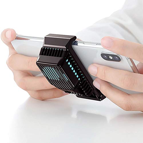 DIAOD Portable Mobile Phone Cooler Game Cooling Gaming Heat Sink Audio Aux Radiator (Color : Black)