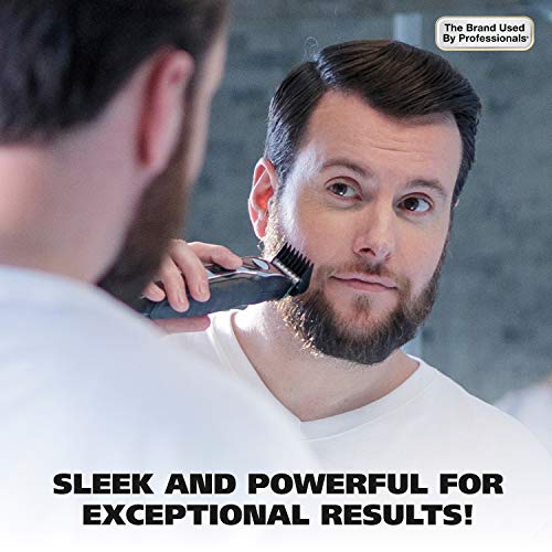 Wahl USA Lithium Ion Total Beard Trimmer for Men with 11 Guide Combs for Easy Trimming, Detailing, & Grooming β Model 9888