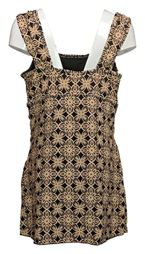 AmberNoon II by Dr. Erum Ilyas Swimsuit Size 16 Wide Strap Swim Dress Brown A473655
