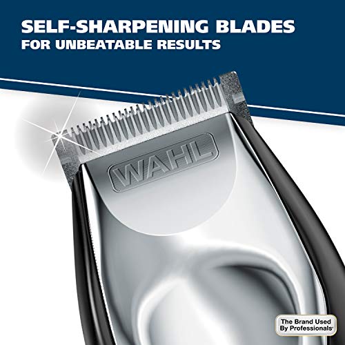 Wahl USA Lithium Ion Total Beard Trimmer for Men with 11 Guide Combs for Easy Trimming, Detailing, & Grooming β Model 9888