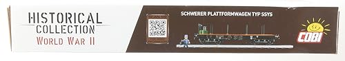 COBI Historical Collection WWII Schwerer Plattformwagen Type Ssys