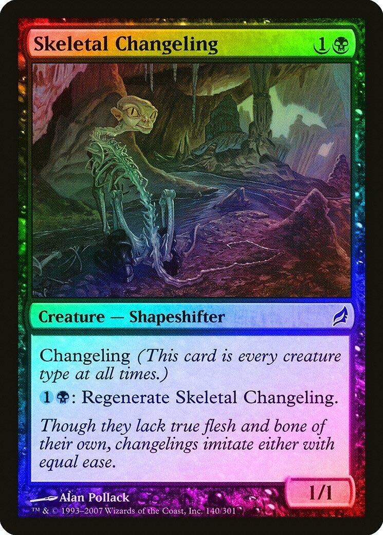 Magic The Gathering - Skeletal Changeling - Lorwyn - Foil