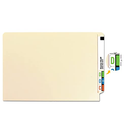 Doctor Stuff - File Folder Labels, Alphabet Letter R, TAB Products - TPAV Series Compatible Alpha Stickers, Brown, 1" x 1-1/4", 500/Roll