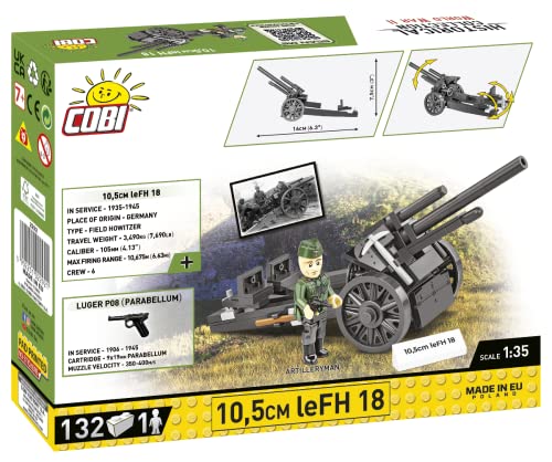 COBI Historical Collection WWII 10.5cm leFH 15