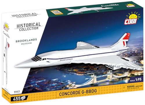 COBI Historical Collection Brooklands Museum G-BBDG Concorde Turbojet Plane