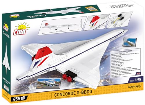 COBI Historical Collection Brooklands Museum G-BBDG Concorde Turbojet Plane