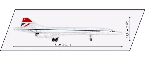COBI Historical Collection Brooklands Museum G-BBDG Concorde Turbojet Plane