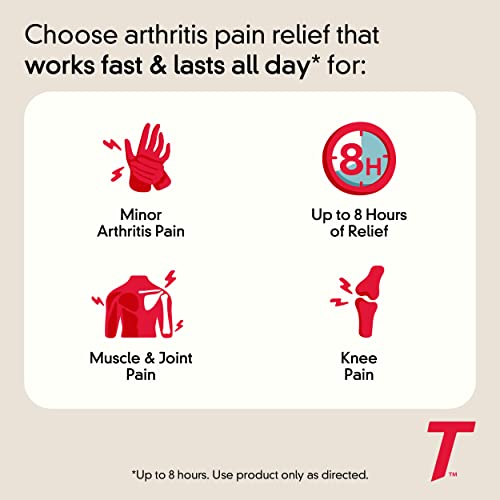 Tylenol 8 Hour Arthritis Pain Tablets with Acetaminophen for Joint Pain, 24 ct