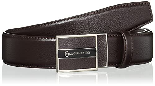 GIANNI VALENTINO(ジャンニバレンチノ) Men's Strap, Chocolate, 幅35mm 本体105cm