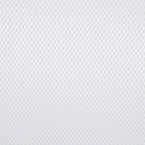 Flash Furniture High Back White Mesh Ergonomic Swivel Office Chair with White Frame and Flip-up Arms 26.5D x 26.5W x 44H in