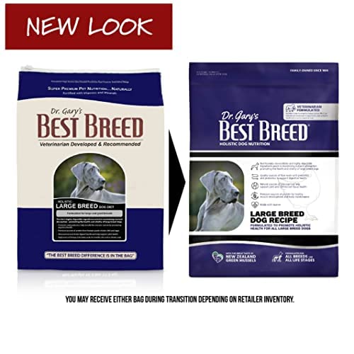 Best Breed Dr. Gary's Large Breed Dog Diet Made in USA [Natural Dry Dog Food] - 13lbs, Dark Brown (7-53182-95270-3)