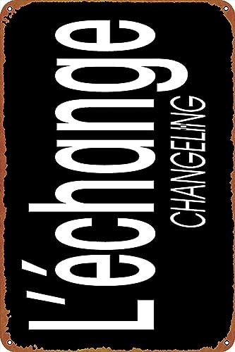 Changeling Cafe bar Home Wall Art Decoration Poster Retro Vintage Metal Tin Sign 8x12 Inches