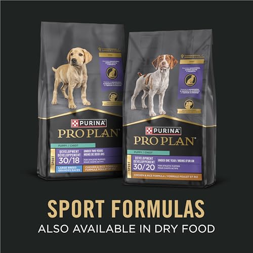 Purina Pro Plan Sport High Protein Puppy Food Beef & Rice Wet Formula - (Pack of 12) 13 oz. Cans