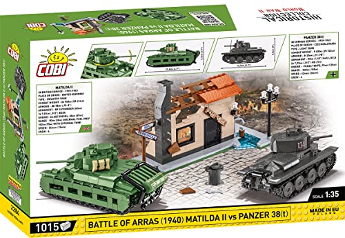 COBI Historical Collection WWII Battle of Arras (1940) Matilda II vs Panzer 38