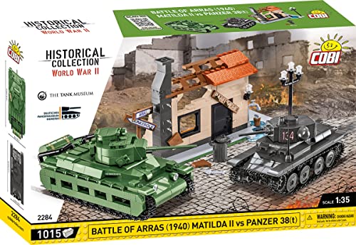 COBI Historical Collection WWII Battle of Arras (1940) Matilda II vs Panzer 38