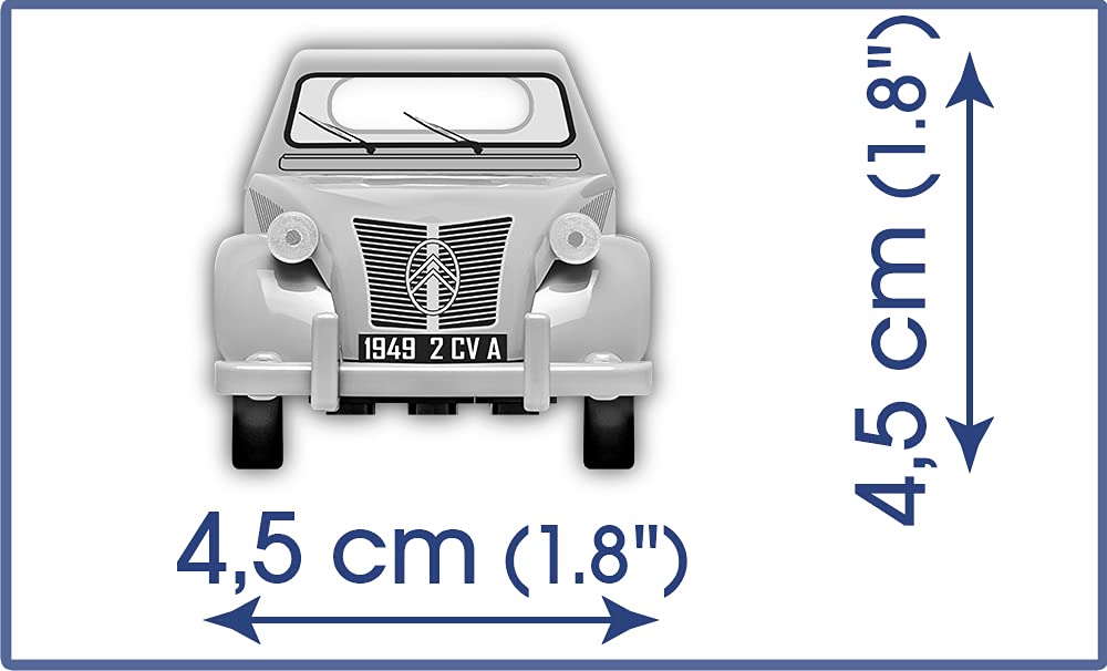 COBI Youngtimer Collection Citroen 2CV Type A Vehicle, Silver