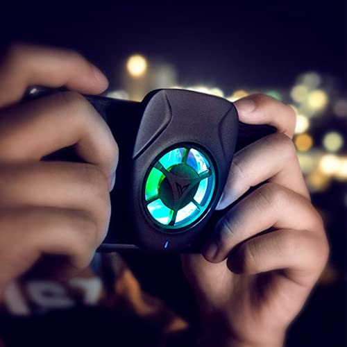 JYXDKD Mobile Phone Cooler 3-Level Phone Heat Sink Cooling Fan RGB Backlight Radiator Cold