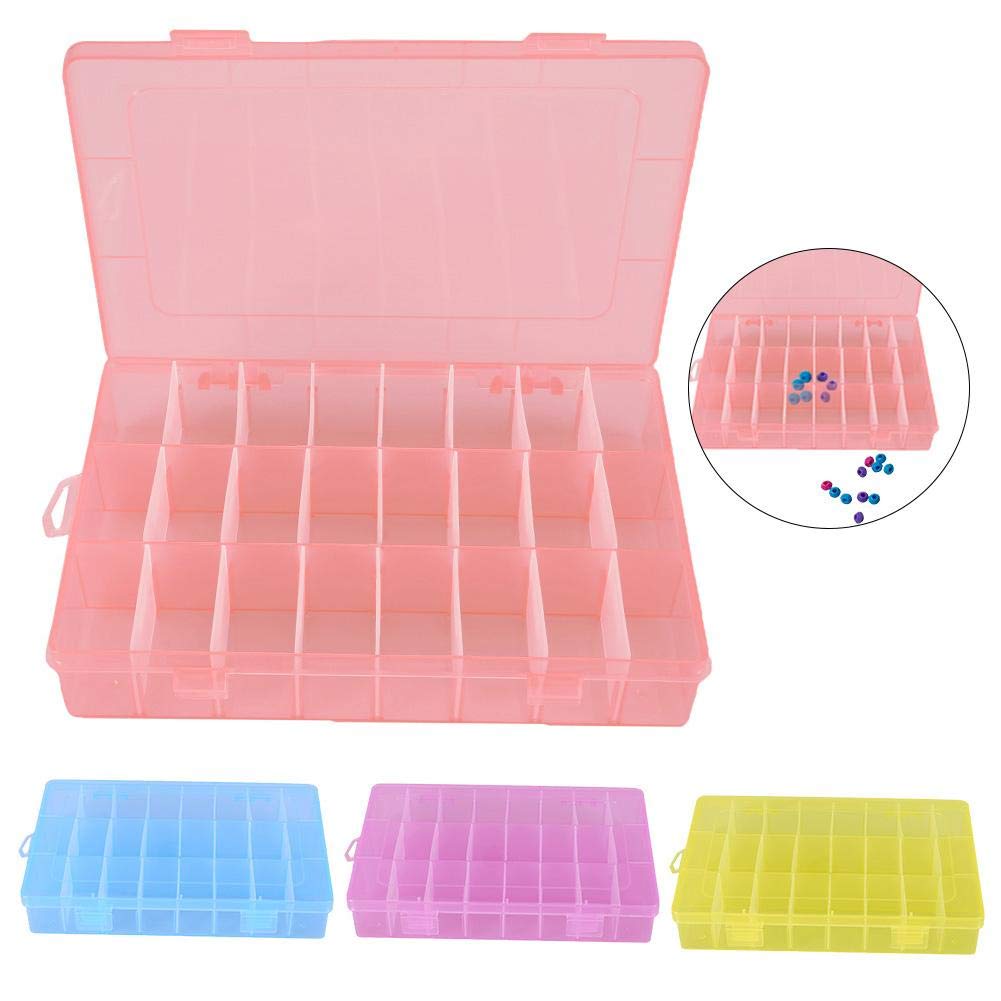 Plastic Storage Box, 4 Plastic Storage Box Plastic Storage Container Plastic Beads Rings Earrings[4pcs]