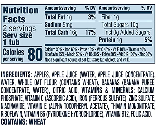 Gerber Baby Food, 2nd Foods, Apple Banana with Oatmeal, 8 OZ (Pack of 1)