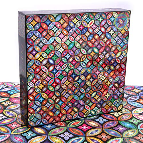 Bgraamiens Puzzle-Four Leaf Clover-1000 Pieces Creative Color Challenge Jigsaw Puzzle